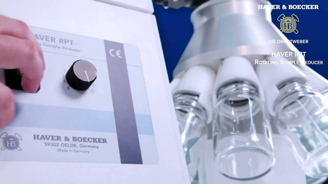 HAVER RPT - Rotating Sample Reducer - YouTube