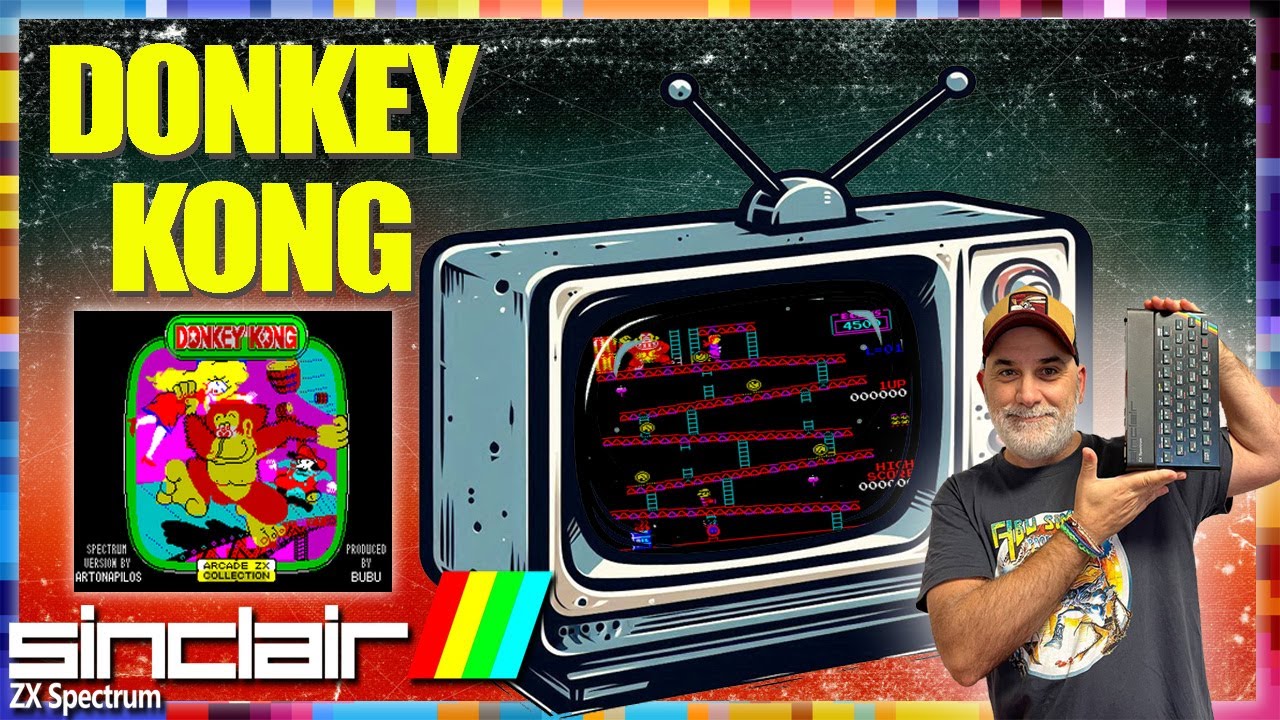 🦧 LEÑA AL MONO 🦧 NUEVO Donkey Kong (ZX Spectrum - 2024) - YouTube
