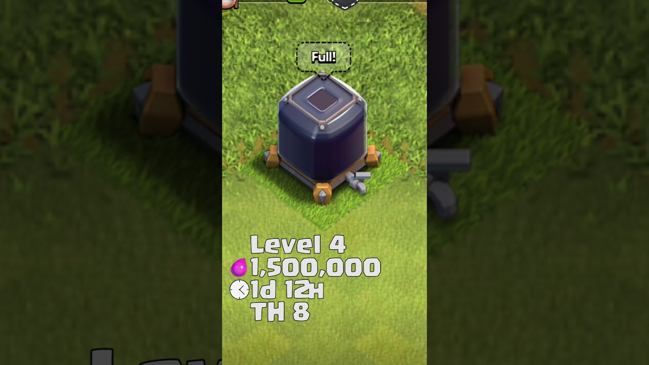 Elixir Storage Clash Of Clans