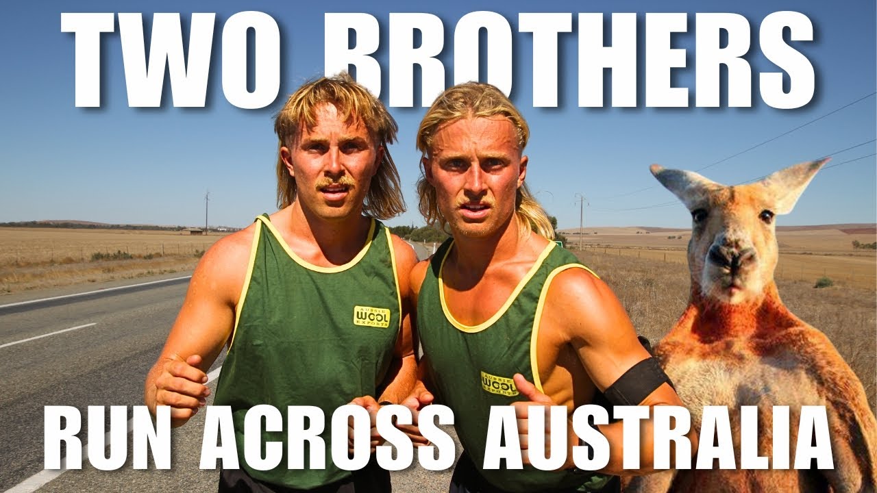 FIRST BROTHERS EVER TO RUN ACROSS AUSTRALIA - YouTube