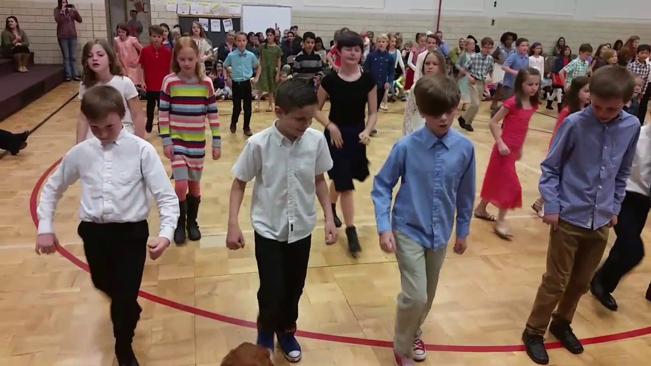 Jane's 4th Grade Dance: Achy Breaky Heart - YouTube