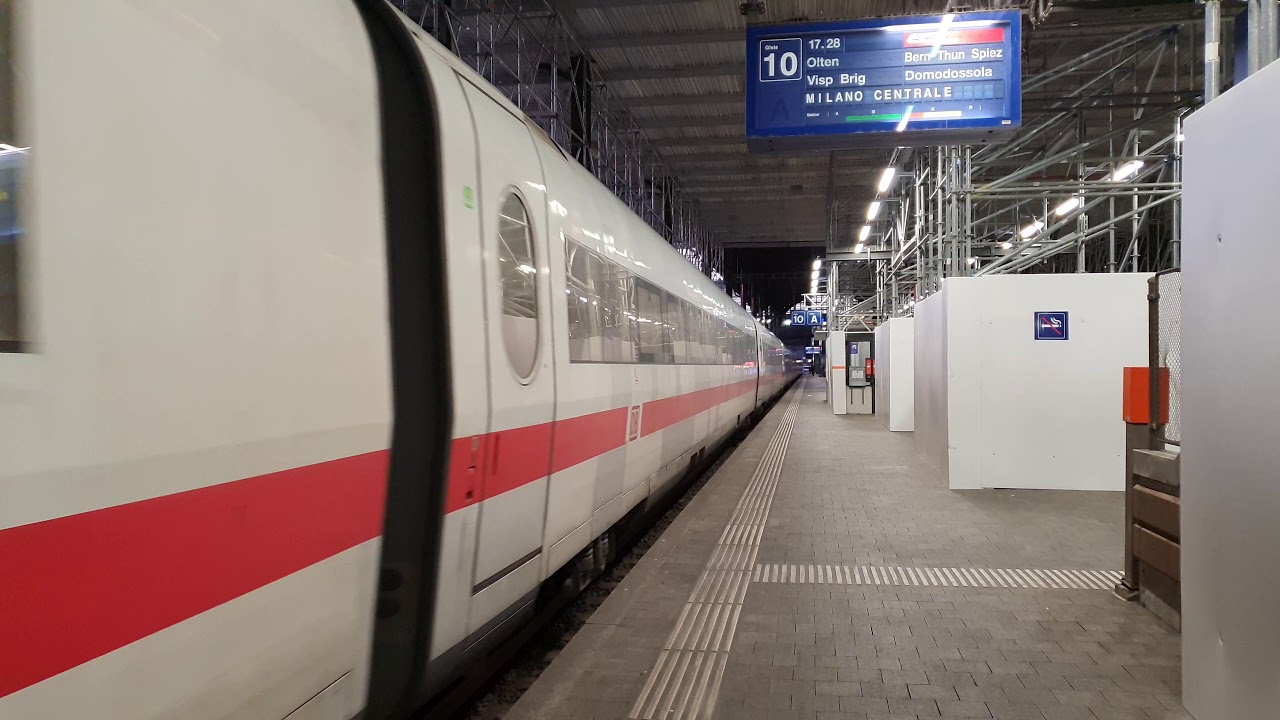 🇨🇭🇩🇪 DB ICE 1 BR401 in Basel SBB nach Berlin HBF - YouTube