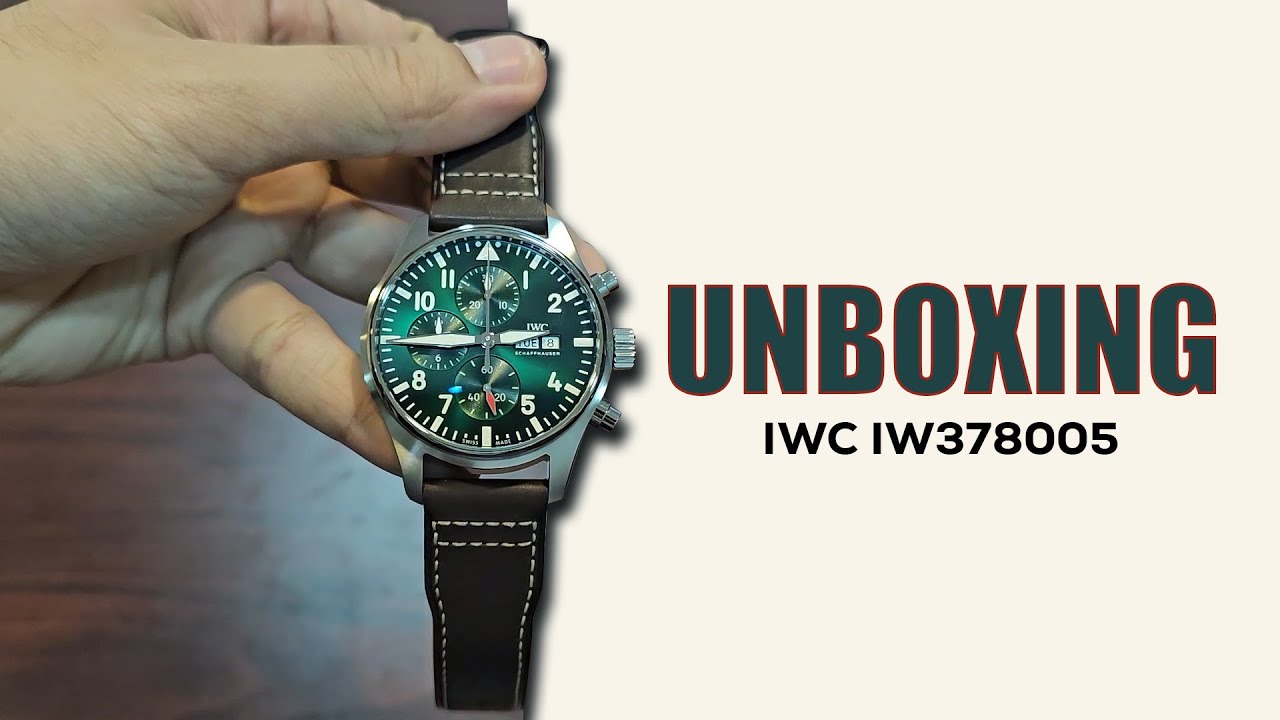 Unboxing the IWC IW378005: Revealing a Watch Face That Screams Swiss ...