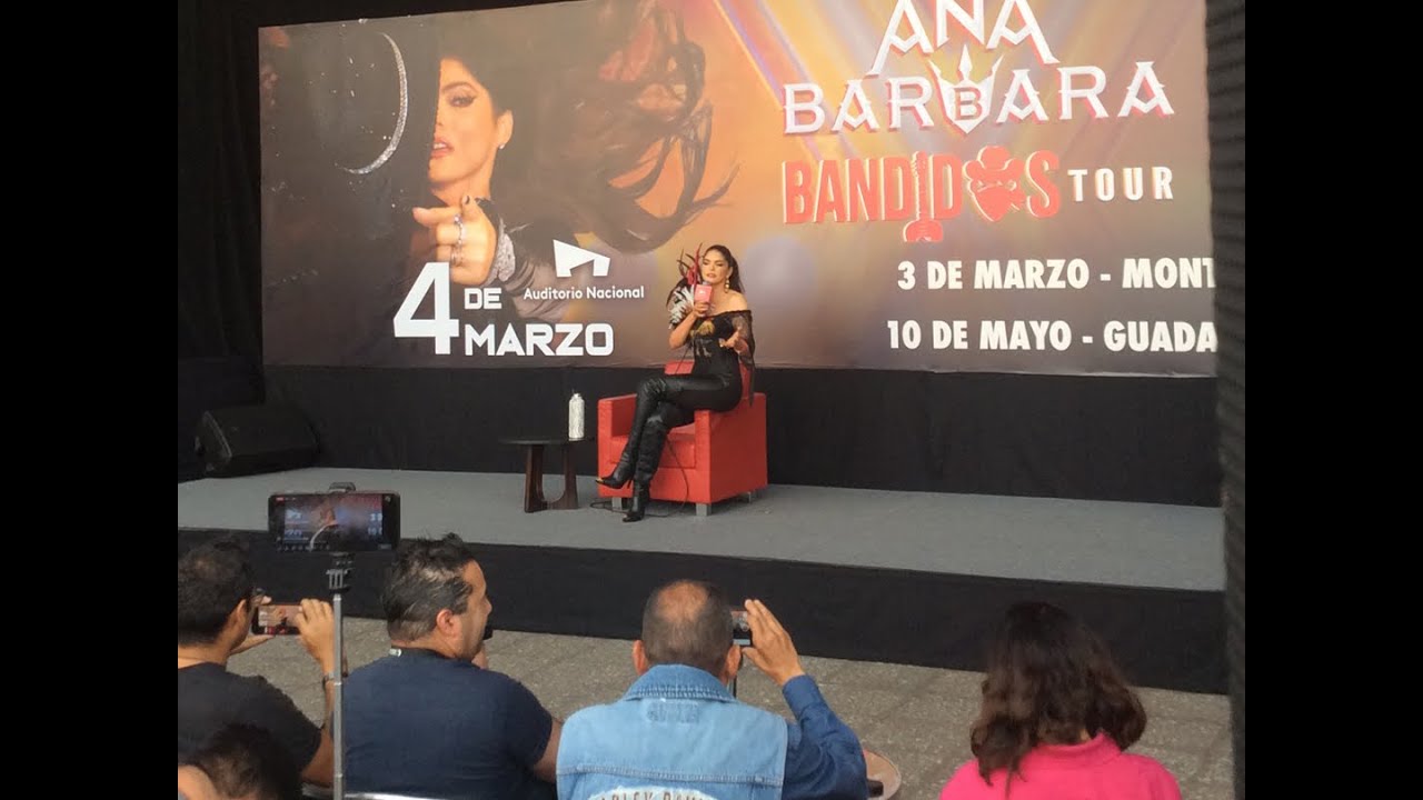 Ana Bárbara presenta su ”Bandidos Tour” - YouTube
