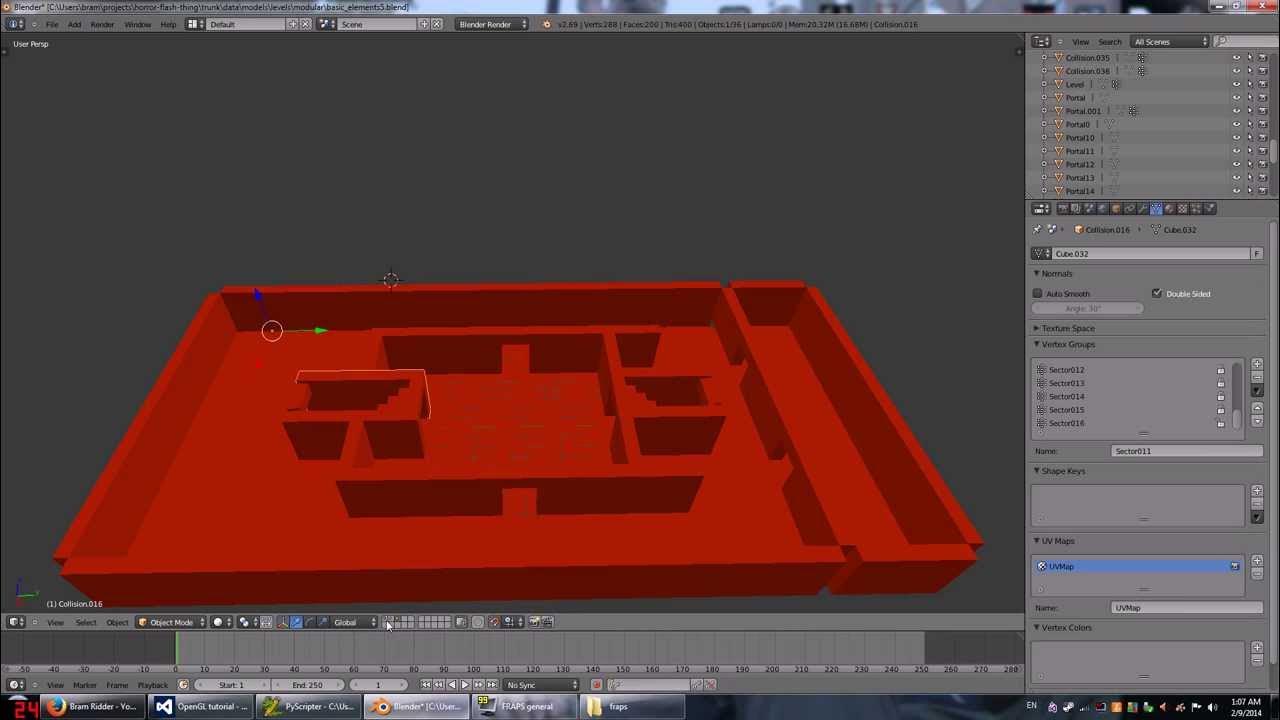 OpenGL - demo 17. Level editor (Collision detection) - part 2/4. - YouTube