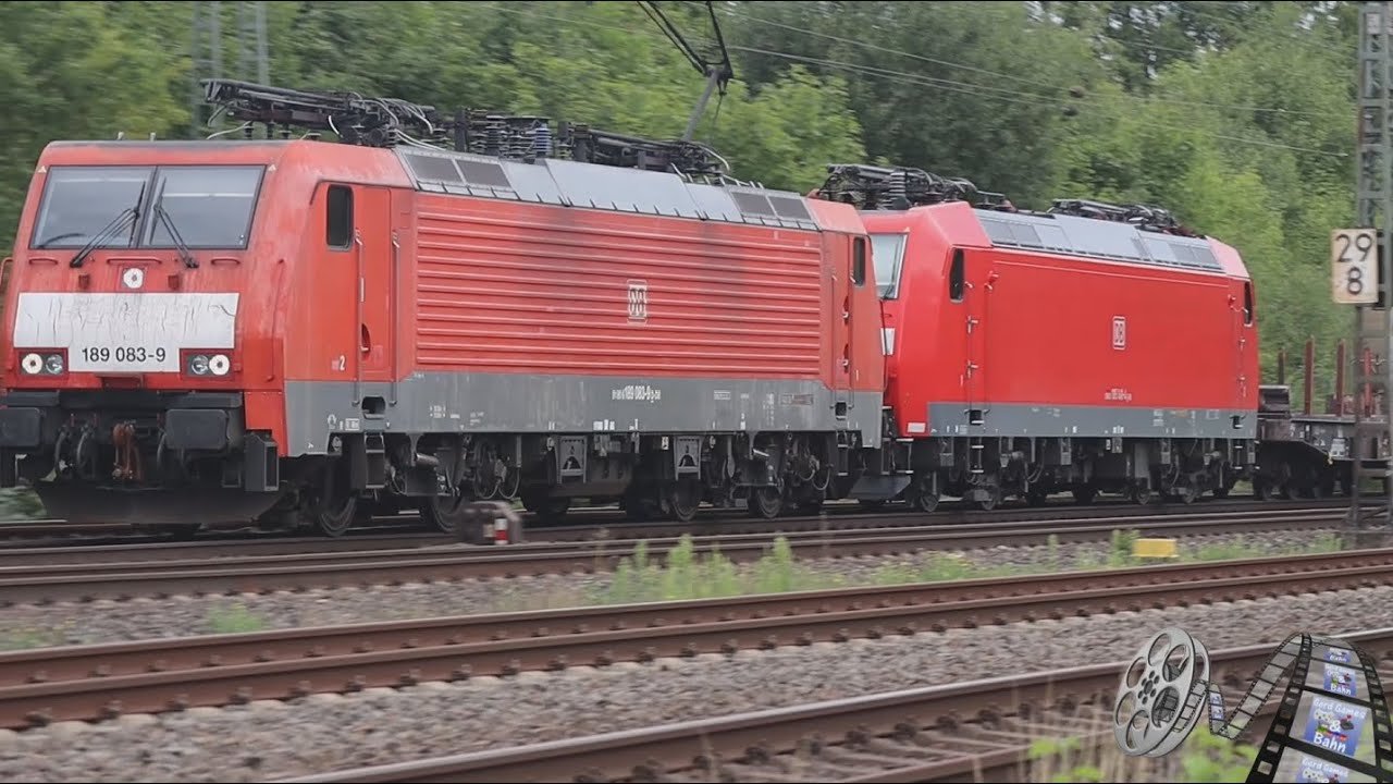 Trainspotting #133 Short - Gemischter Güterzug mit BR189 083-9 und ...
