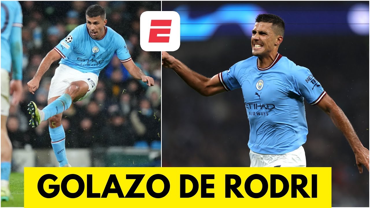 GOLAZO DE RODRI pone arriba al MANCHESTER CITY, 1-0 vs BAYERN MUNICH ...