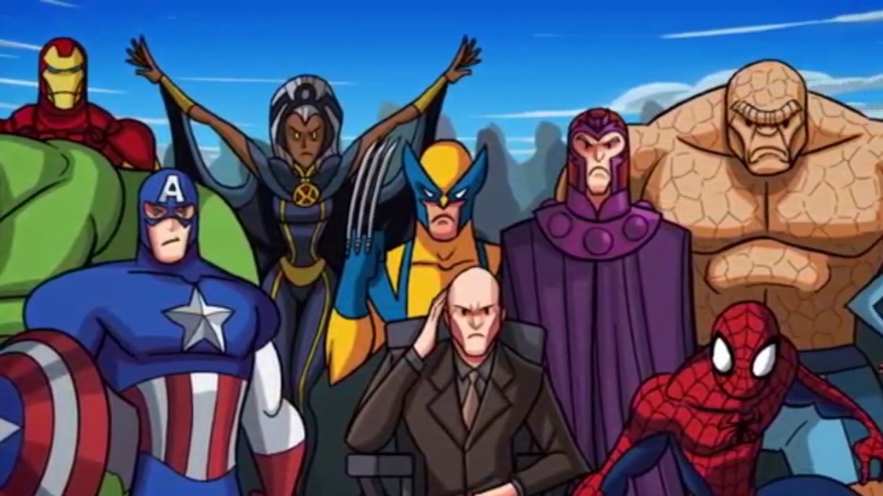 Dragon ball z vs Marvel superhero fight - YouTube