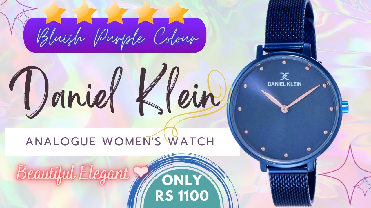 DANIEL KLEIN | Women Watch | Rs 1000 | DK-11421-7 | Premium Purple ...