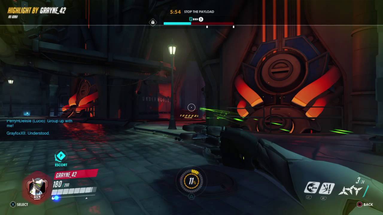 Overwatch: Genji Deflect Double Kill - YouTube