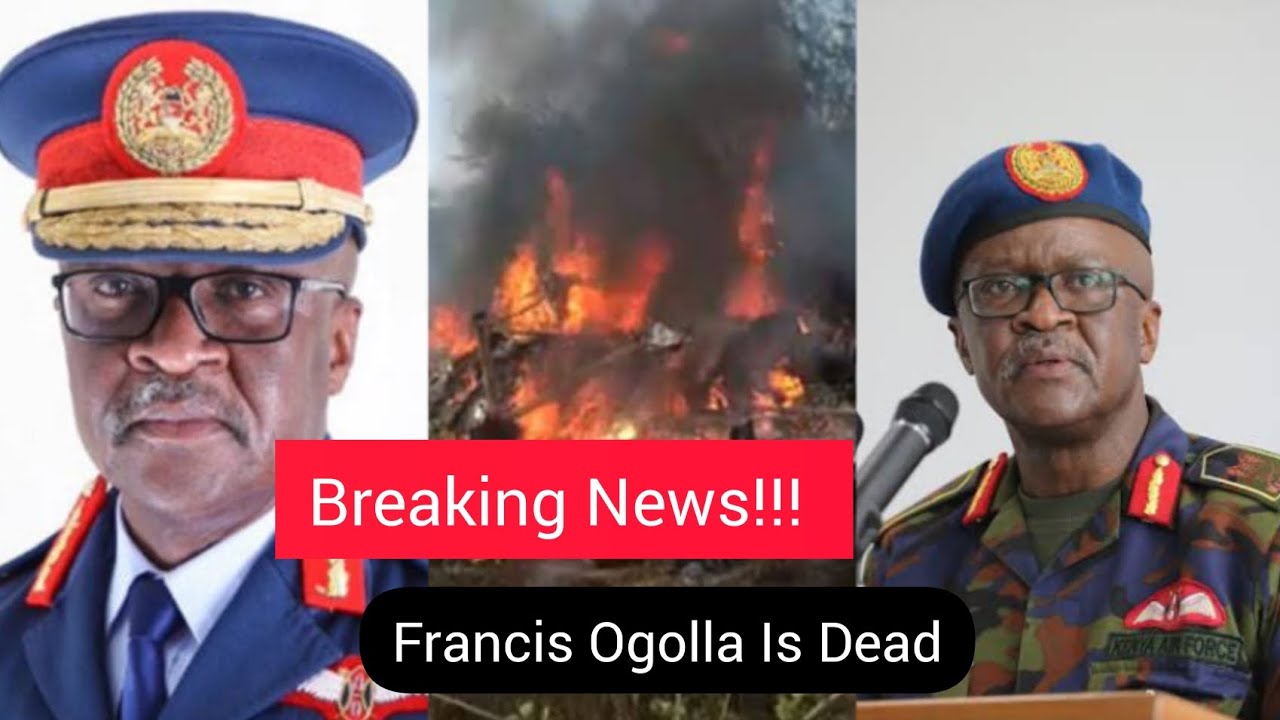 Francis Ogolla Among Top Security Officials Dies In A Chopper Crash. # ...