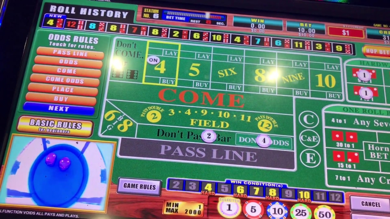 Session 2 Live Bubble Craps Choctaw Casino 4/6/19 - YouTube