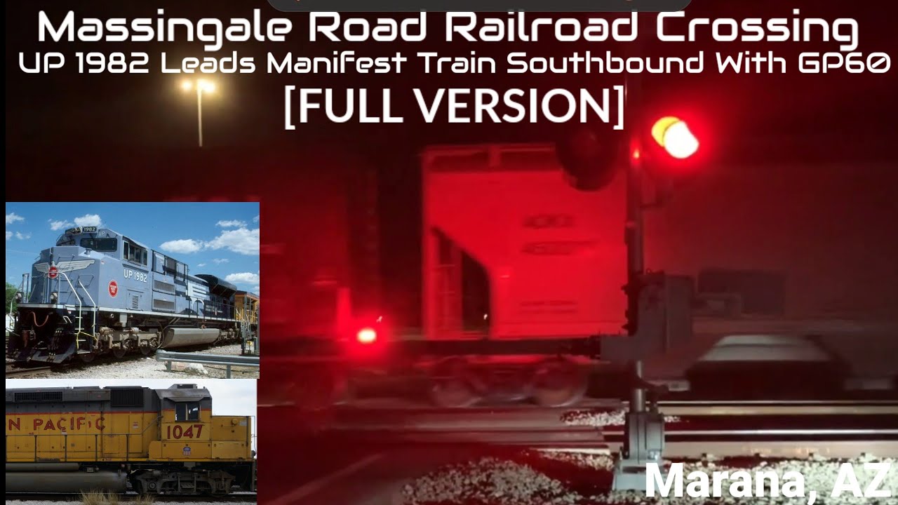 [Full Version] UP 1982 Leads MPXTU Manifest Train With GP60, Massingale ...
