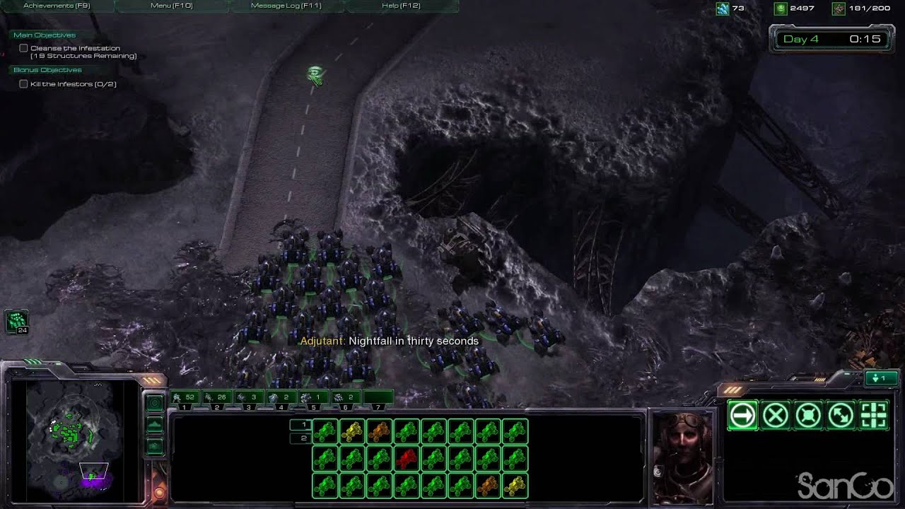 StarCraft 2 - Playthrough / Mission 5 [Outbreak 2/2] Part 11 - YouTube
