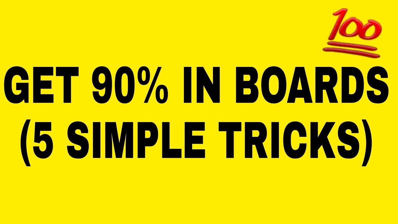 90% MARKS IN BOARD EXAM | MUST WATCH (inspirational) | How to score ...