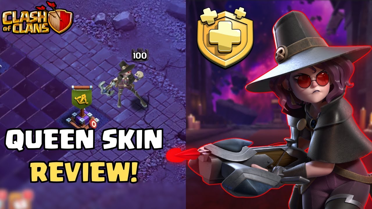 NEW Hero Hunter Archer Queen Skin Review! (Clash Of Clans) - YouTube