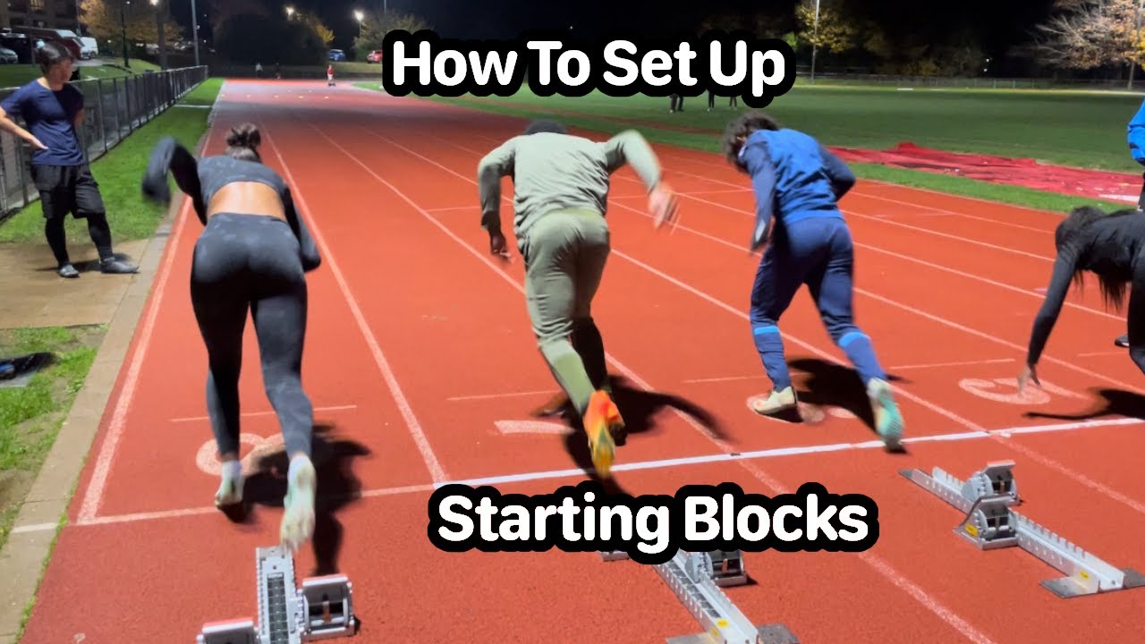 Sprint Block Setup Guide For Explosive Starts - YouTube