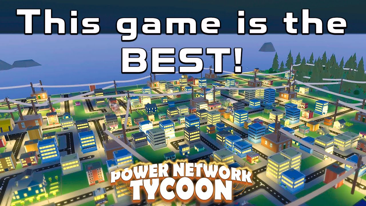 Power Network Tycoon | City Builder & Electrical Engineering Simulator Trailer - YouTube