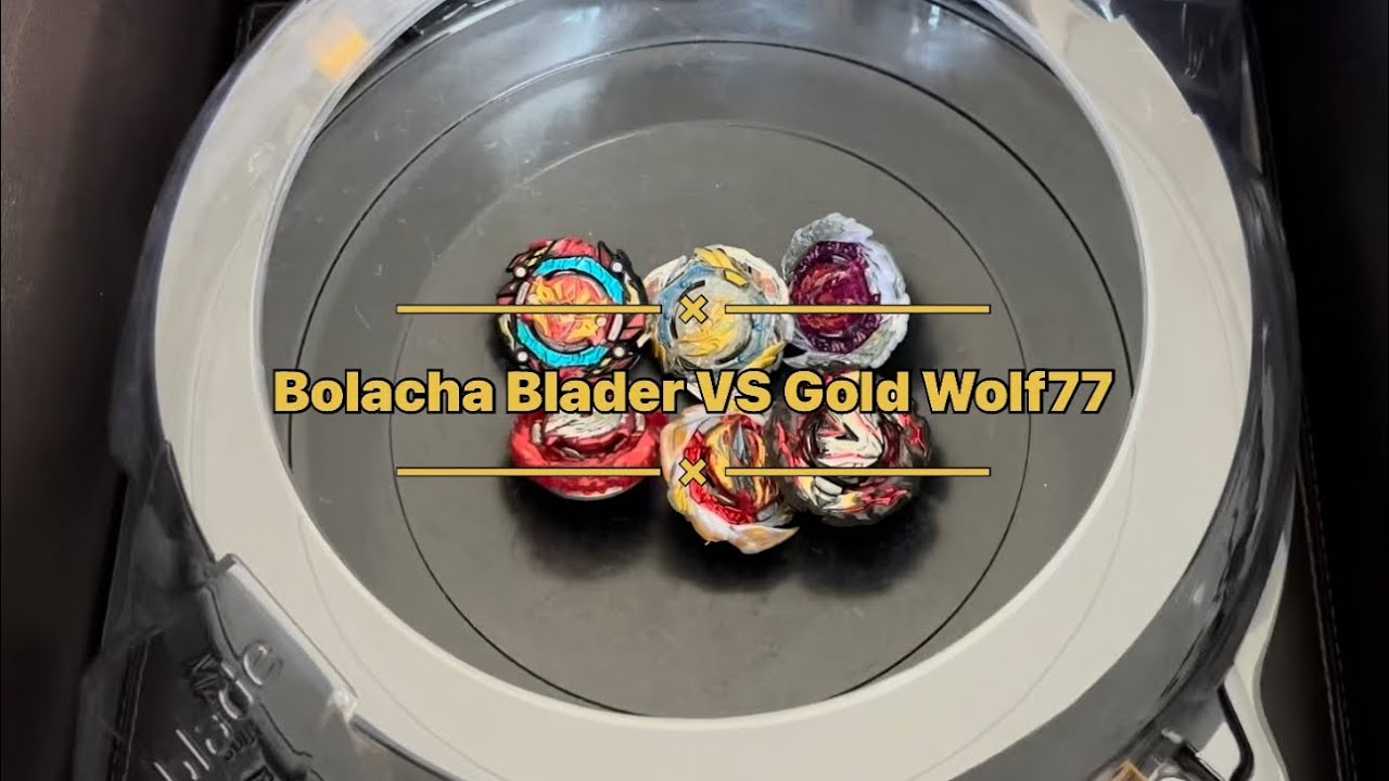 Batalhas de Domingo - Bolacha Blader VS Gold Wolf77 - YouTube