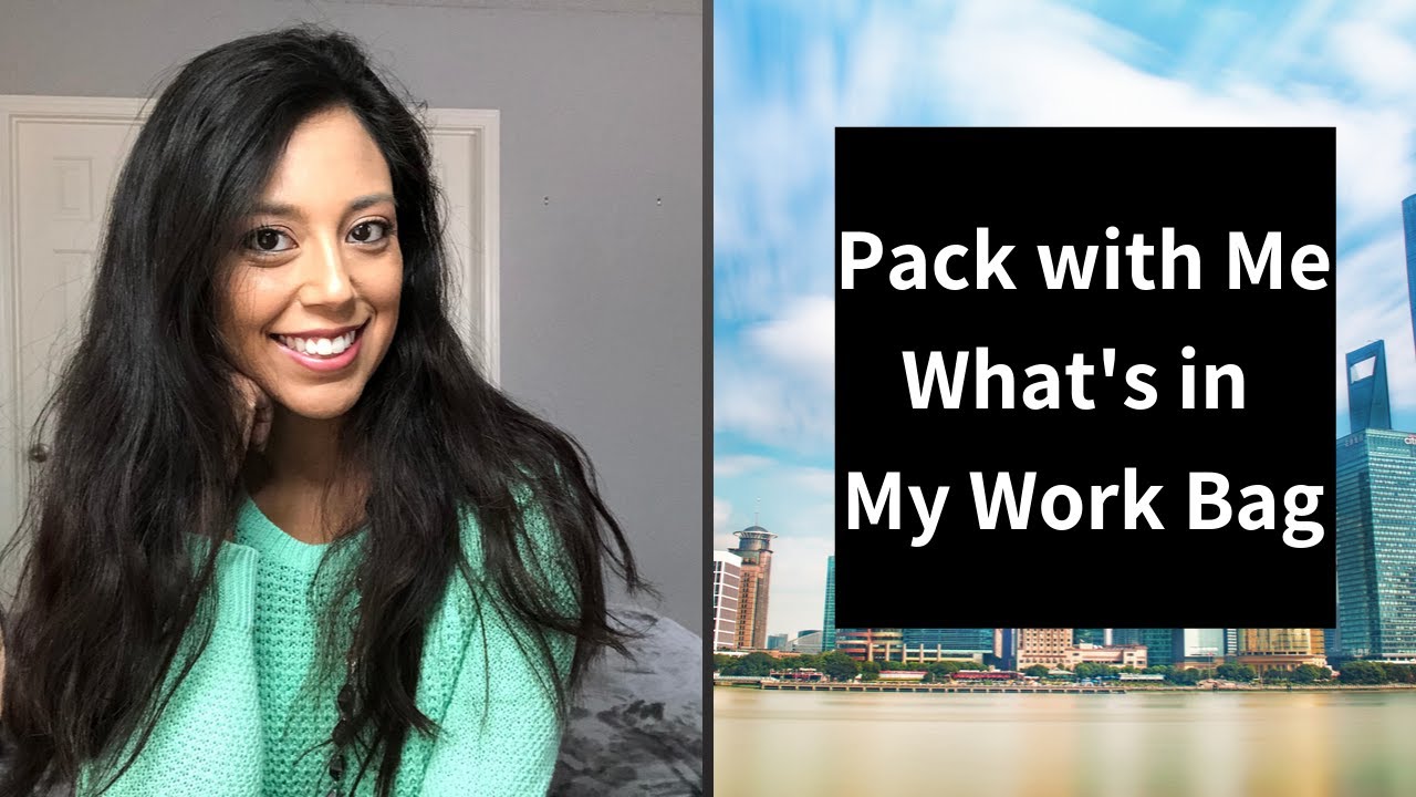 How to Pack your Work Bag // Working MOM - YouTube