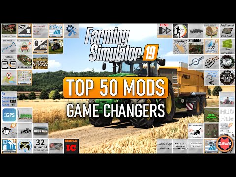 TOP 50 MUST HAVE MODS FOR FARMING SIMULATOR 19 DOWNLOAD ⭐ BEST MODS FOR FS19 PC
