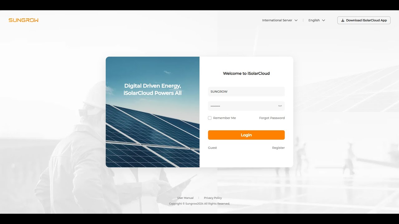 How to Use the New iSolarCloud Web to Reboot Sungrow Logger COM100D/E ...