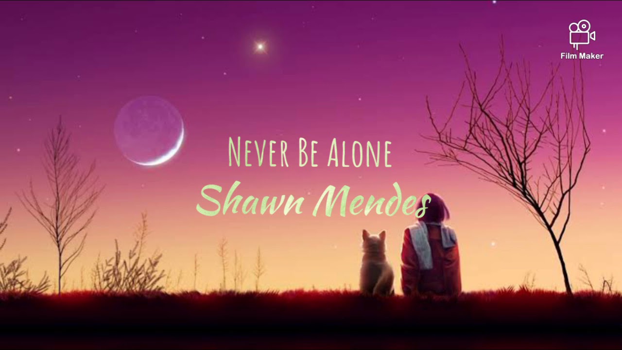 never Be Alone - Shawn Mendes (Lyrics) - YouTube