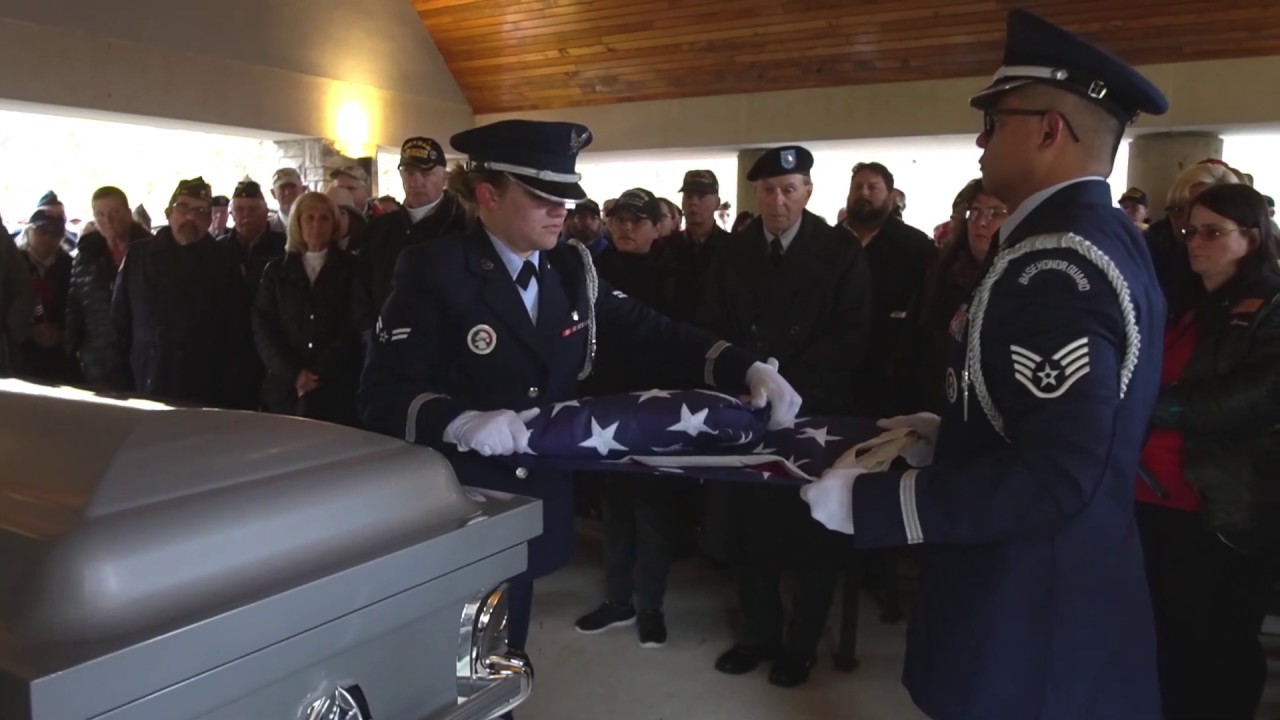 A lonely funeral becomes something special - YouTube