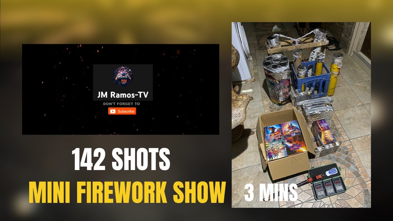 Mini Fireworks Show 3 mins New Years Eve fireworks in the Philippines ...