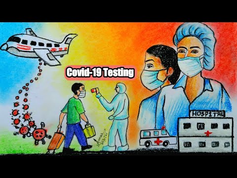 Covid-19 Status:  How Draw Covid-19 How the corona virus is spreading.  #covid19