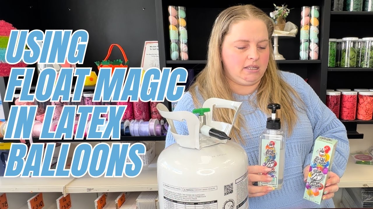 Increasing latex balloon float time with Float Magic! | Partyrama - YouTube