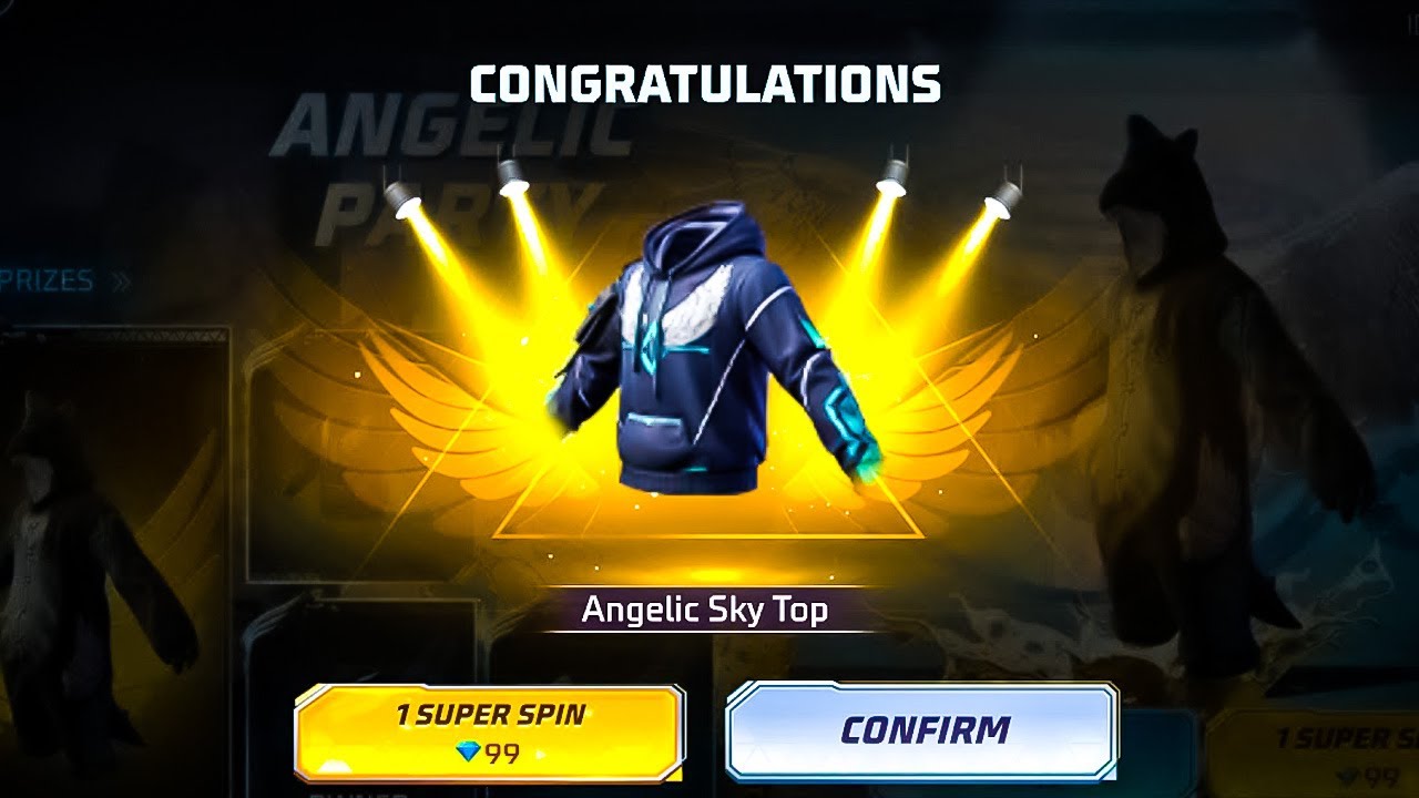 Angelic Party Event Free Fire | Sky Angelic Event Spin | Ff New Event ...