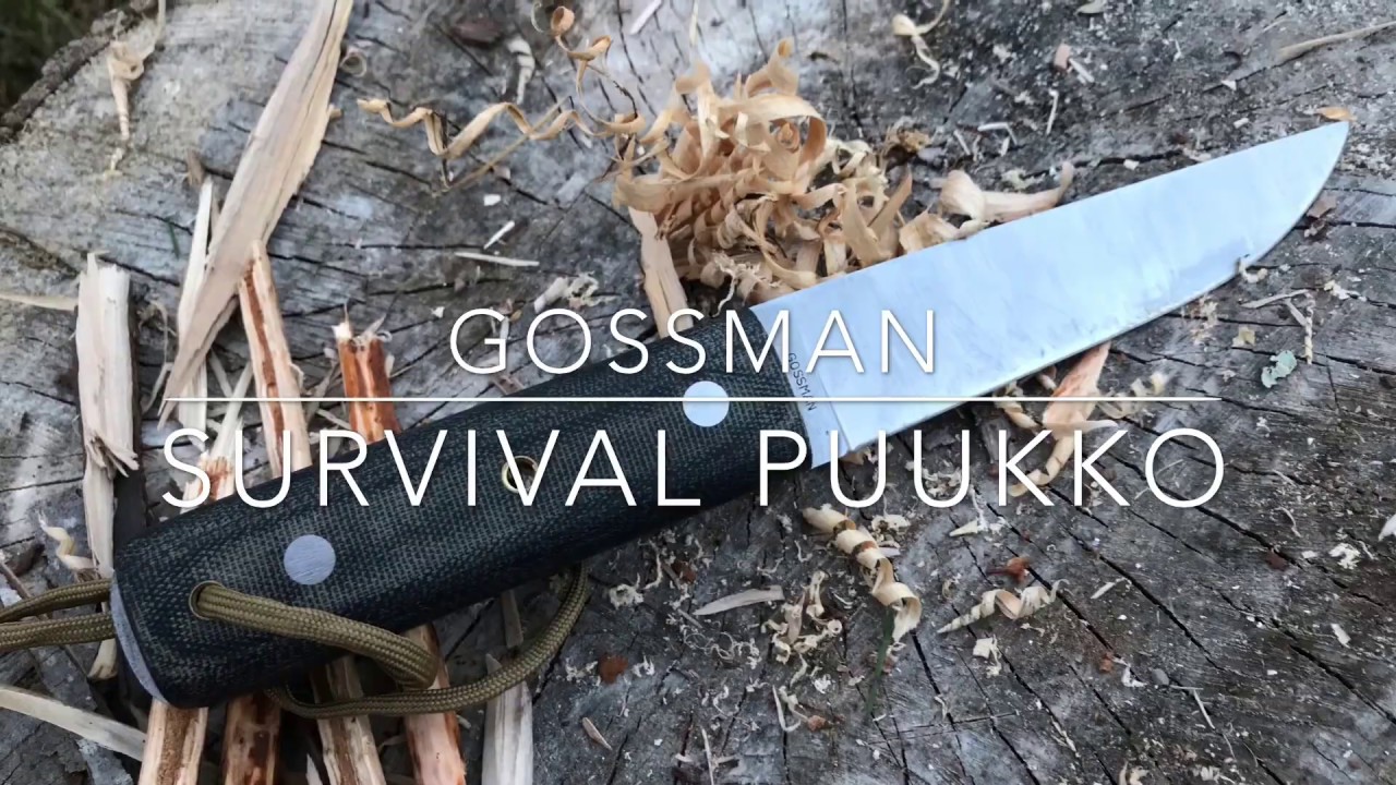A Quick Fire and Coffee with the Gossman Survival Puukko - YouTube
