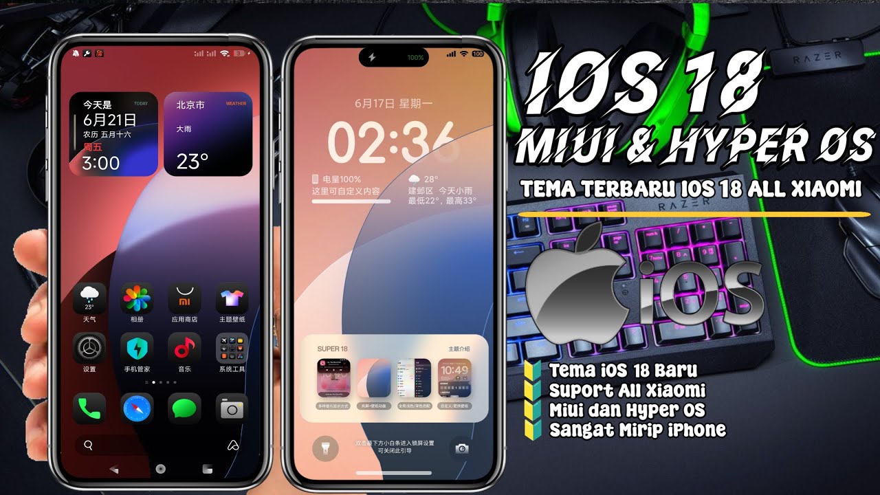 Update Terbaru Tema iPhone iOS 18 Terbaru Suport Semua Xiaomi dan Poco ...