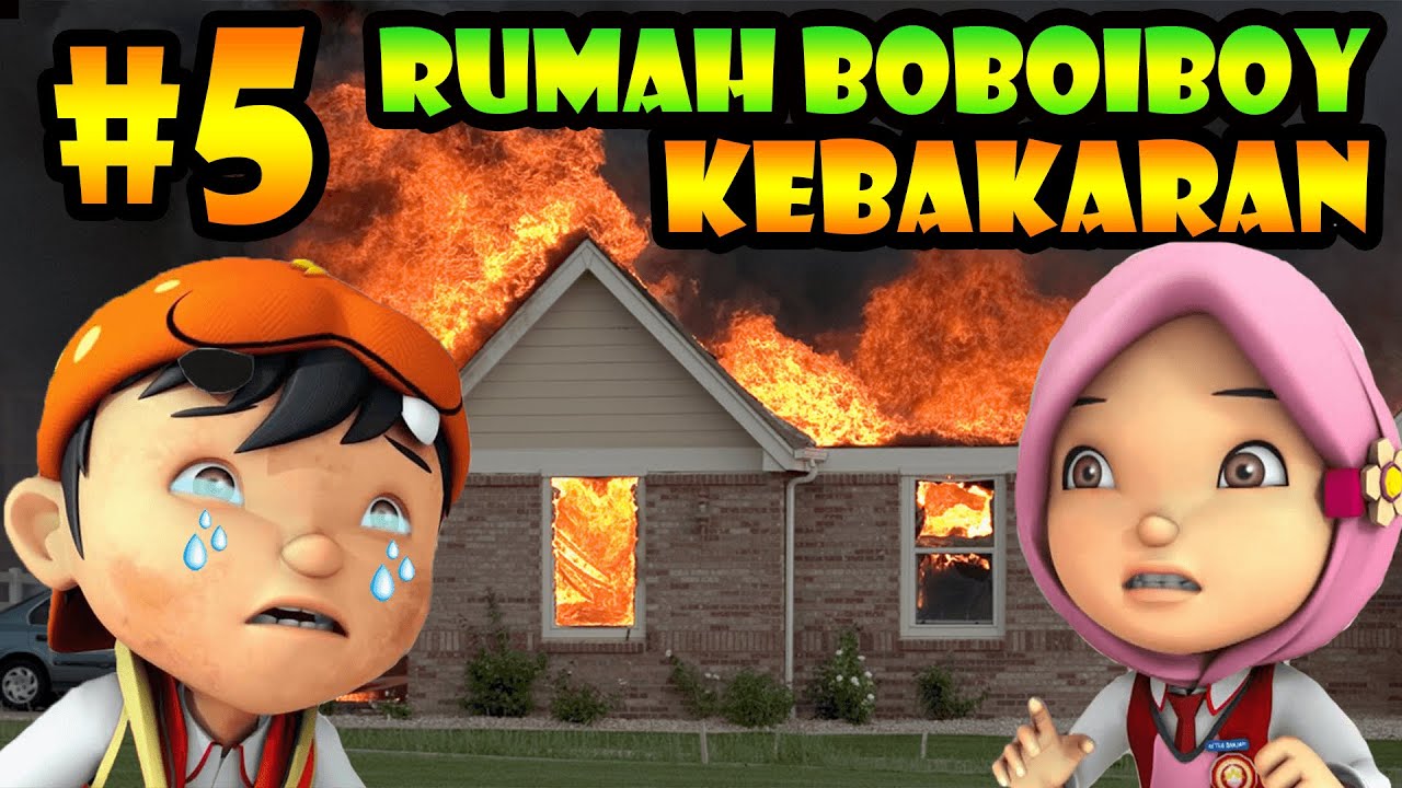 Rumah Boboiboy Kebakaran 😭 Boboiboy Sedih 😭 GTA Lucu Musim 1 - YouTube