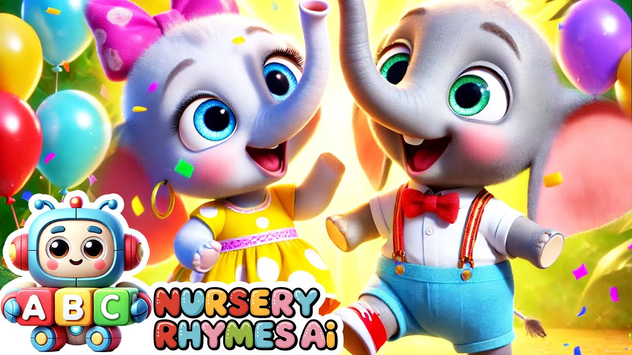 Elephant Dance Party | Fun Animal Dance for Kids - YouTube