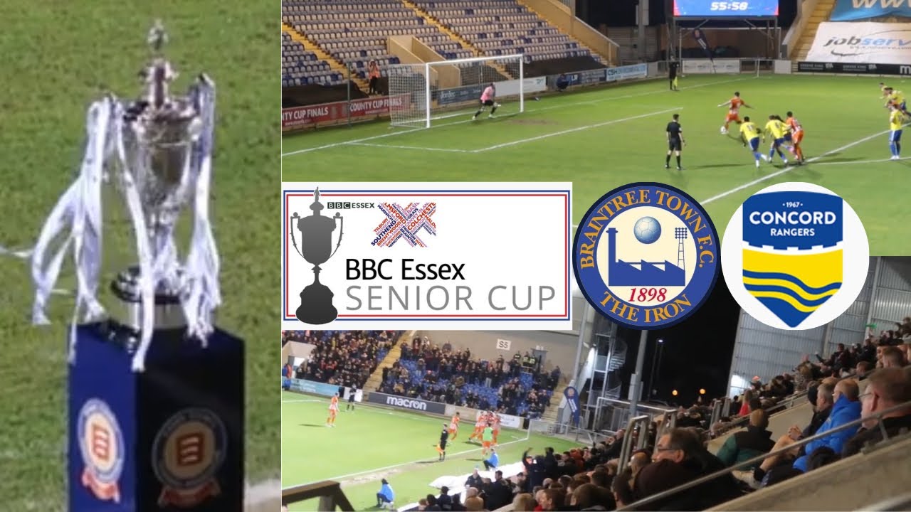 BBC ESSEX SENIOR CUP 2023 FINAL! - Braintree Town v Concord Rangers ...