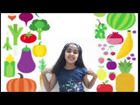 Colors We Eat/Grade 1 Poem/Rhymes For children/fruits and vegetable ...