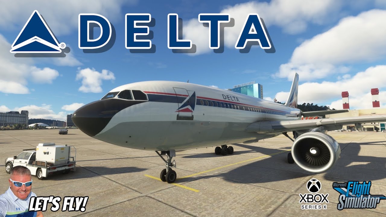 Delta Airlines A310 Flies From Macau To Hong Kong! Microsoft Flight ...