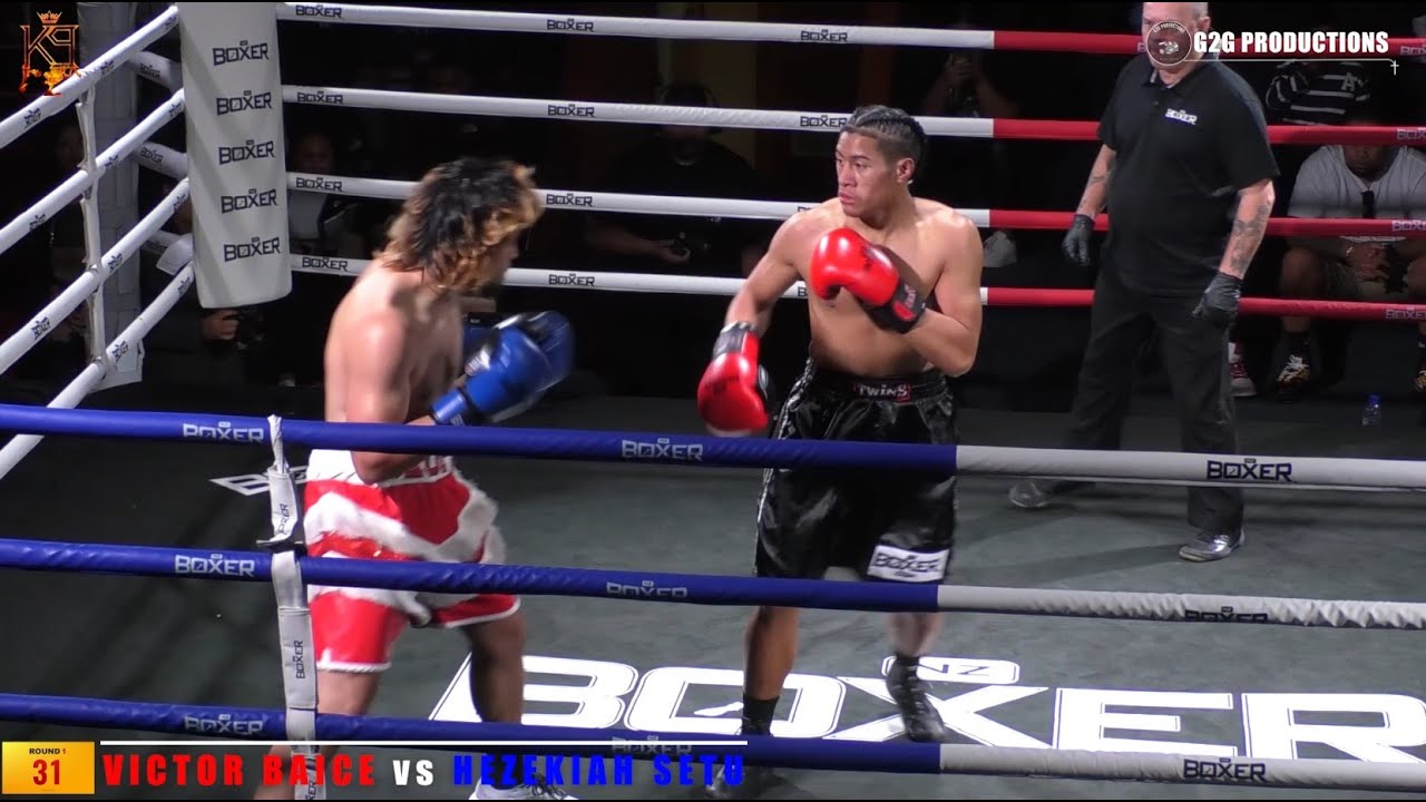 VICTOR BAICE vs HEZEKIAH SETU - Corporate Boxing Fight - YouTube