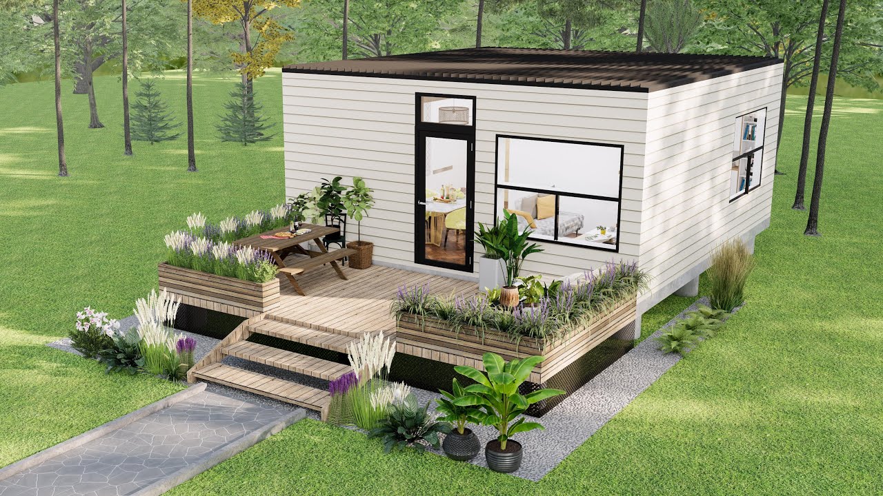 Discover The beautiful square house in the middle of nature - Elegant ...