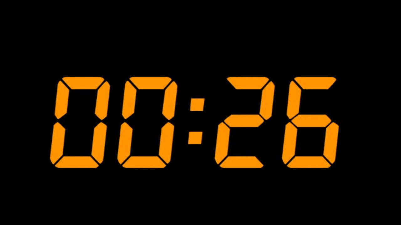 26 Second Countdown Timer - YouTube
