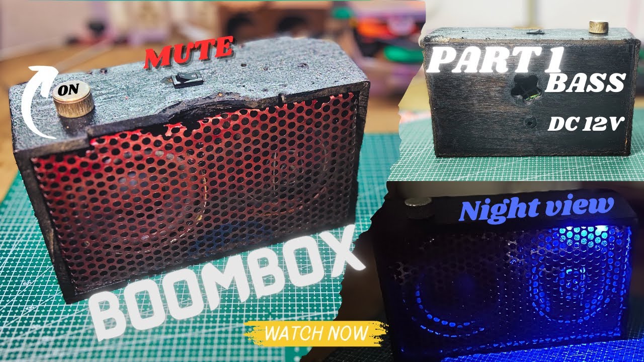 Create Your Own Bluetooth Boombox 🔊Step-by-Step Guide Part 1 - YouTube
