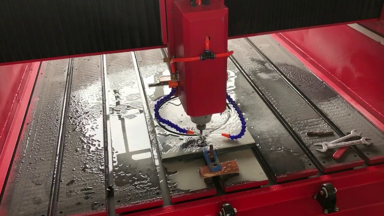 How to cut stone with stone cnc router - YouTube