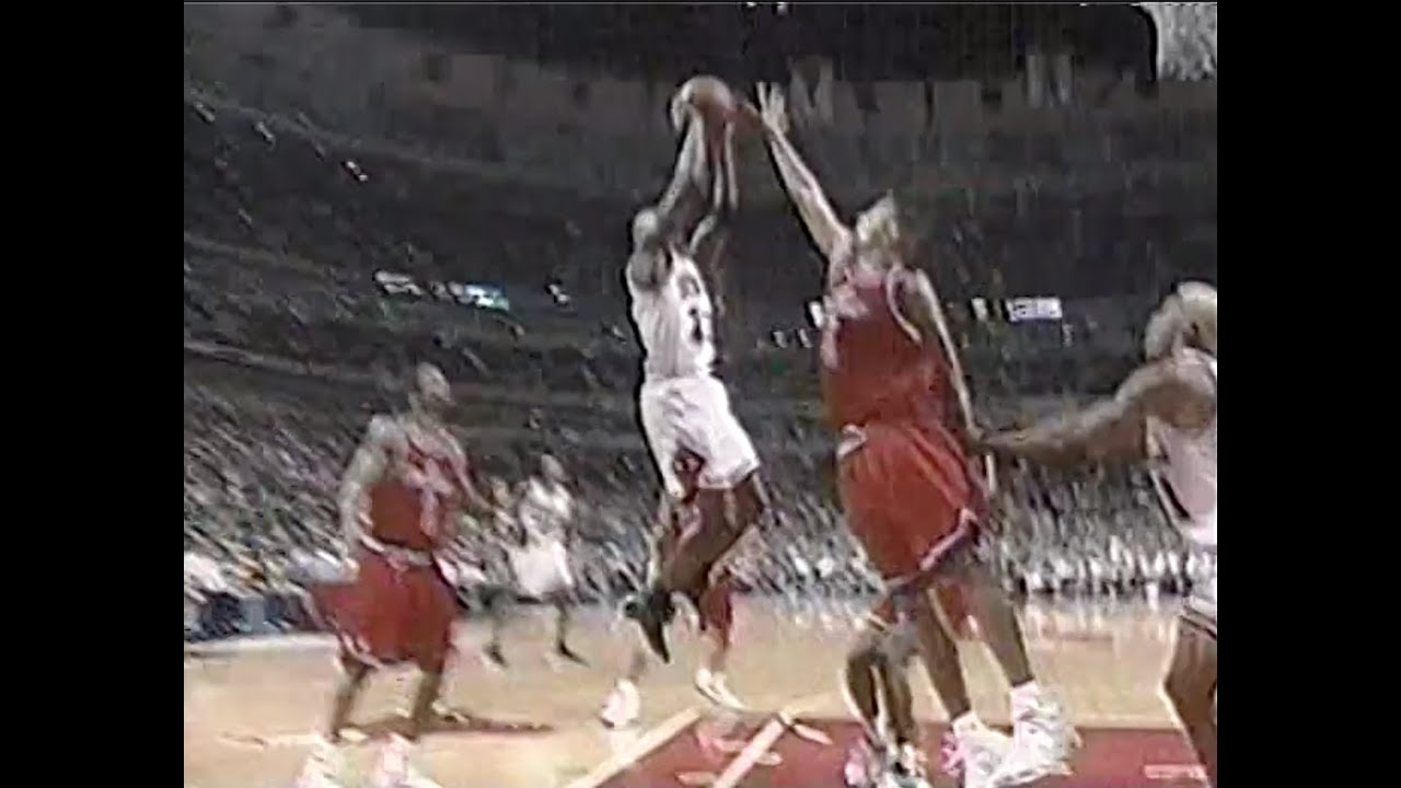 Michael Jordan Scores 55 Against Washington In Game 2 - April 27, 1997 ...