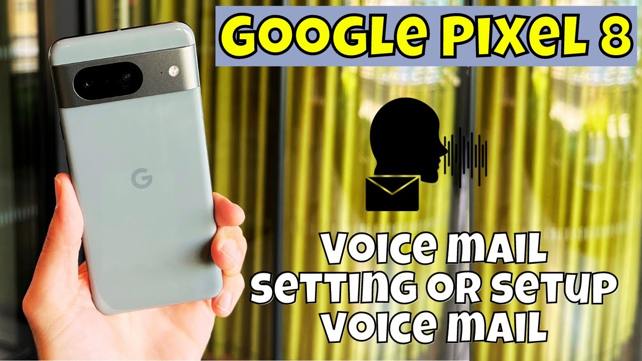 Voice mail setting or setup voice mail Google Pixel 8 || How to use ...