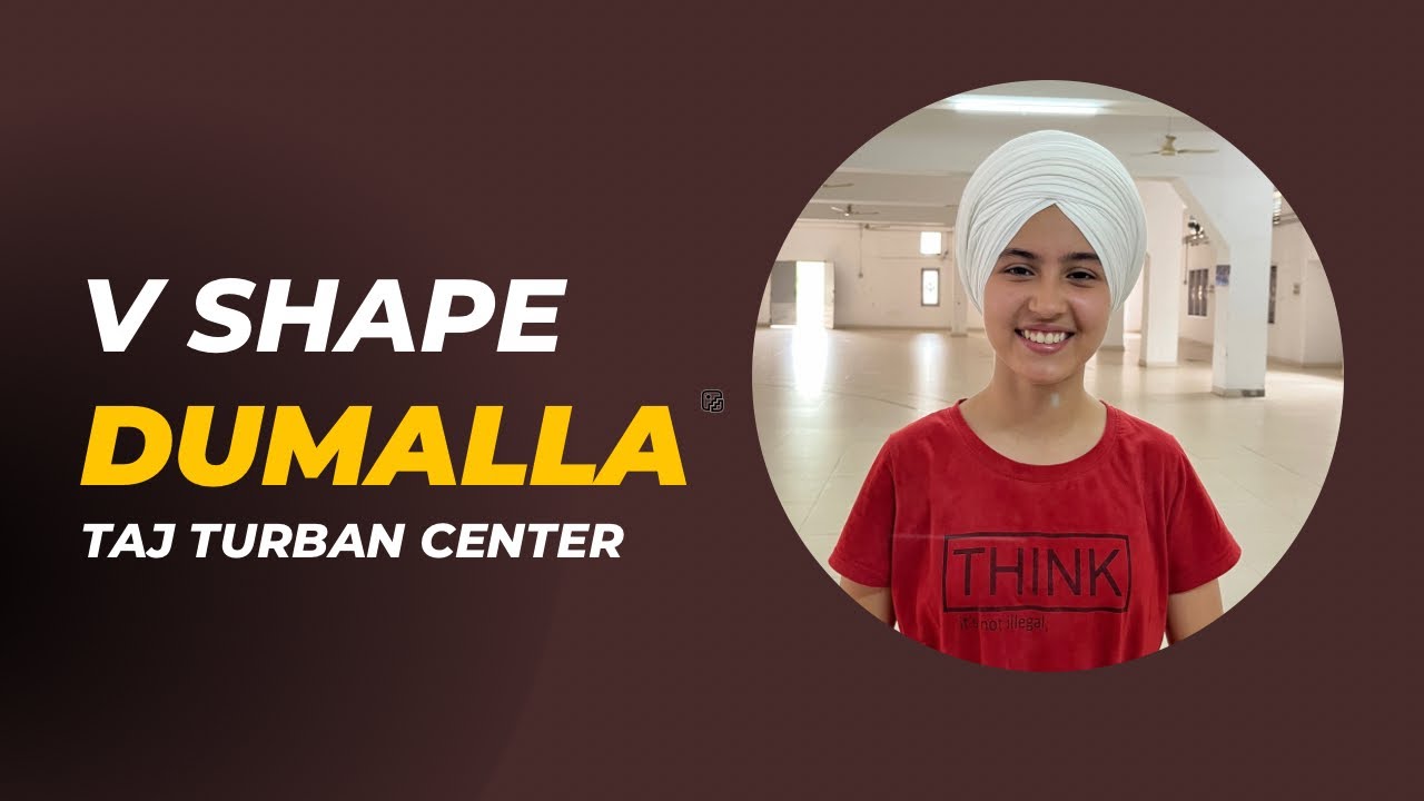 V shape Dumalla for Girl || Taj Turban Center +91-855-9096-911 - YouTube
