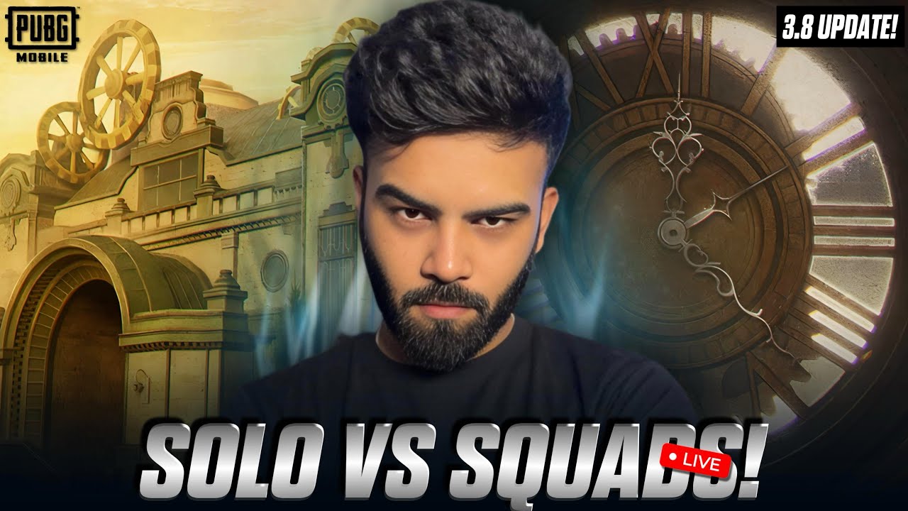 SOLO VS SQUADS BGMI GAMEPLAY LIVE WITH REGRETS 🔥 #bgmilive #pubglive ...