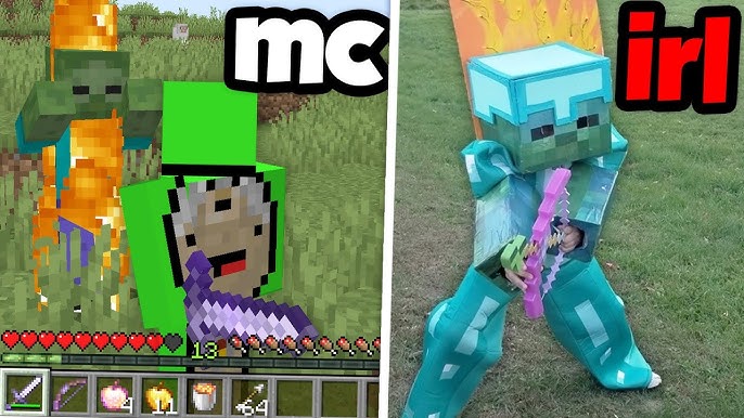 Les Monstres De Minecraft Dans La Vraie Vie Minecraft : Quand Les Mobs