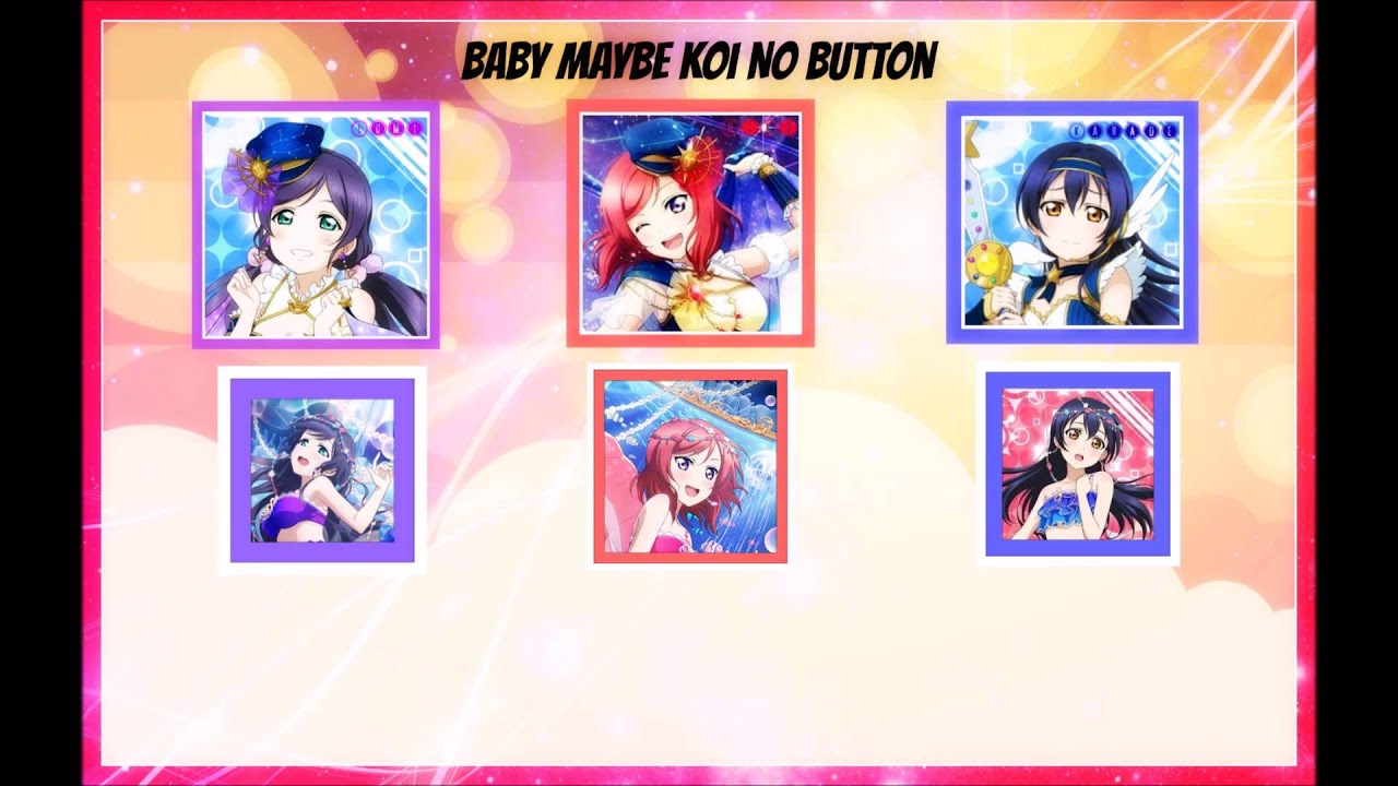 [LuNaKo] Baby Maybe Koi No Button/ Baby Maybe 恋のボタン - YouTube